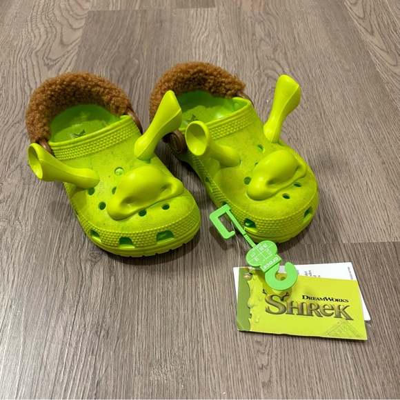 CROCS | Shoes | Nwt Crocs X Shrek Dreamworks Classic Clog Shoe Size ...